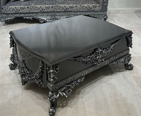 Casa Padrino Luxus Barock Wohnzimmer Set Grau Silber 2 Barock Sofas