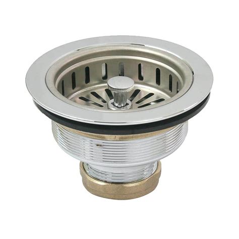 The Plumber S Choice 3 1 2 In 4 In Heavy Duty Kitchen Sink