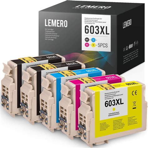 LEMERO Compatible Ink Cartridges For Epson 603XL 603 XL For Epson