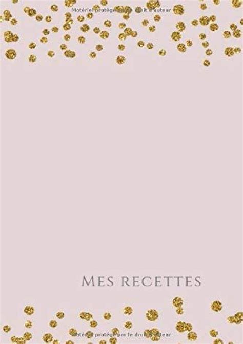 Télécharger Mes Recettes cahier des recettes I cahier de cuisine I