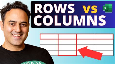 Row Vs Column In Excel Myexcelonline