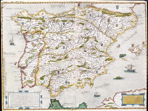 CUADRO MAPA GEOGRAFICO DE ESPAÑA MURAL ANTIGUO Descripción de un cu
