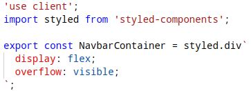 Prop ClassName Did Not Match NEXT 13 Styled Component Without