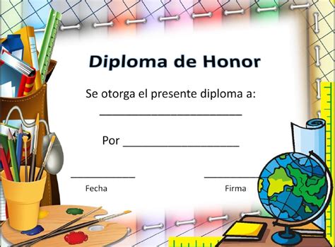 Recursos Pedagógicos Diplomas para editar e imprimir