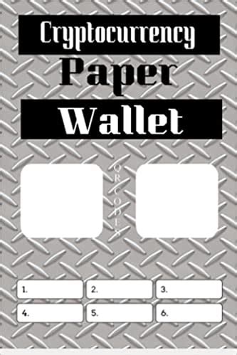 Cryptocurrency Paper Wallet Cold Offline Paper Storage For Crypto