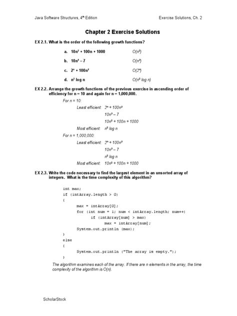 solution manual for java software structures designing and using data structures 4e 4th edition