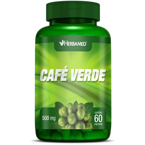 Cafe Verde 500mg 60 Cápsulas Herbamed OtimaNutri