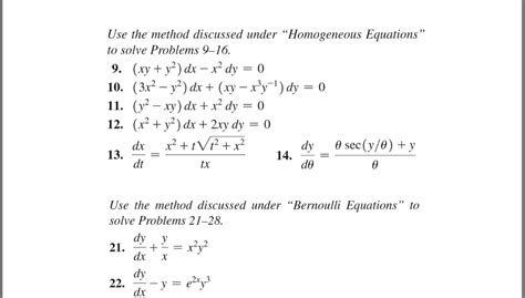 solved use the method discussed under homogeneous