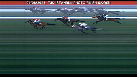 İstanbul 5 Koşu Foto Finish Resmi 04 Ağustos 2023 Cuma