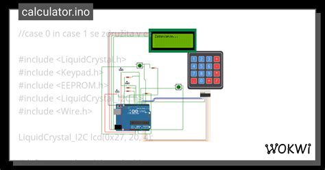 Calculator Ino Wokwi ESP32 STM32 Arduino Simulator