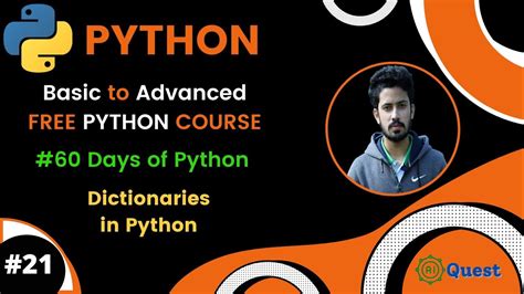 day 21🐍 60 days of python all about dictionaries in python python dictionary a to z