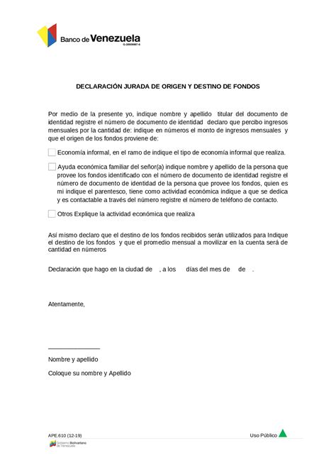 Esclavo C Lula Alegre Documento Del Banco Para La Declaracion