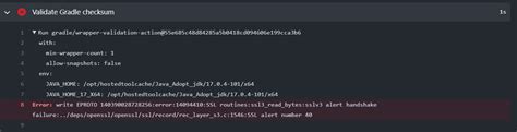 Handshake Failure SSL Alert Number 40 Issue 69 Gradle Wrapper