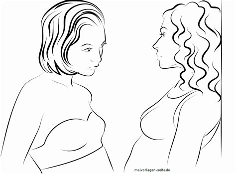 Malvorlage für Erwachsene Frauen Ausmalbild kostenlos herunterladen