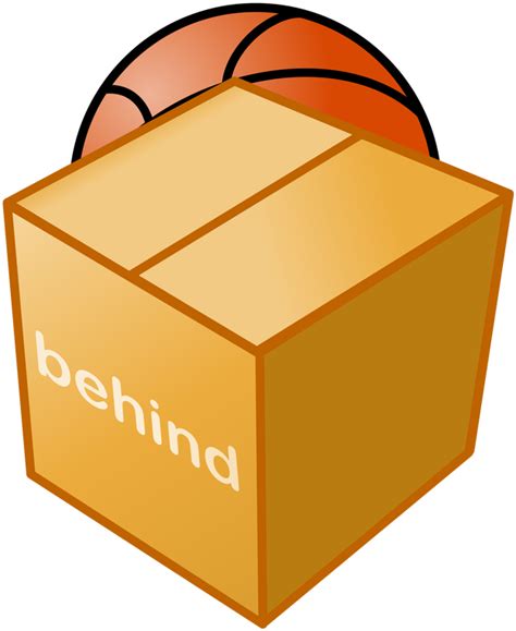 Behind Preposition Clipart Imagenes De Preposition Behind X