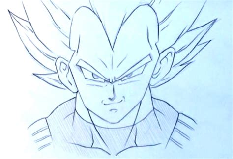 C Mo Dibujar A Vegeta Super Saiyant De La Serie Dragon Ball