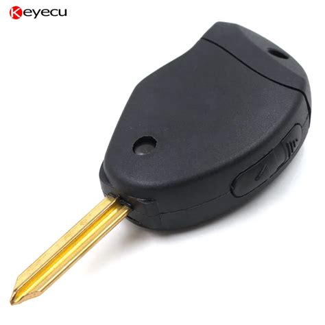 Keyecu Replacement Remote Key Shell Case Fob Side 2 Button For Citroen