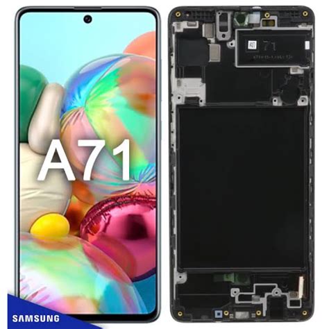 Tela Frontal LCD Touch Display A71 A71S OLED Original China C Aro C