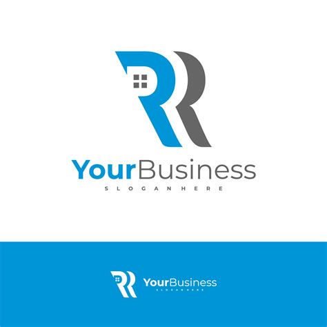 Letter R Logo Design Vector Template Initial RR Logo Concepts