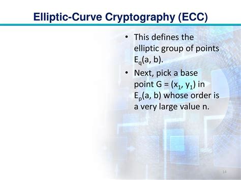 elliptic curve cryptography ecc ppt download