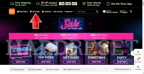 How To Find Gift Guide On Temu HardReset Info