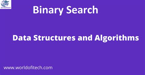 binary search learn data structures and algorithms