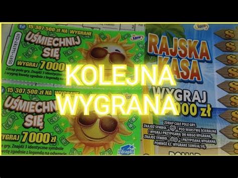 Kolejne Wygrane Zdrapki Lotto Youtube