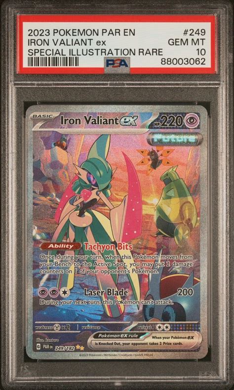 Iron Valiant Ex 2023 Scarlet Violet Paradox Rift 249 182 Special
