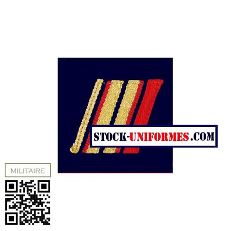 TDM Galon De Poitrine CAPORAL CHEF DE 1RE CLASSE Troupes De Marine Sur