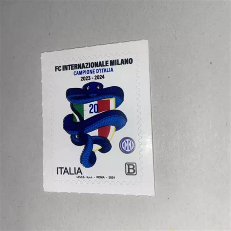 ITALIA 2024 INTER CAMPIONE D ITALIA 2024 SCUDETTO SPOSTATO Varietà EUR