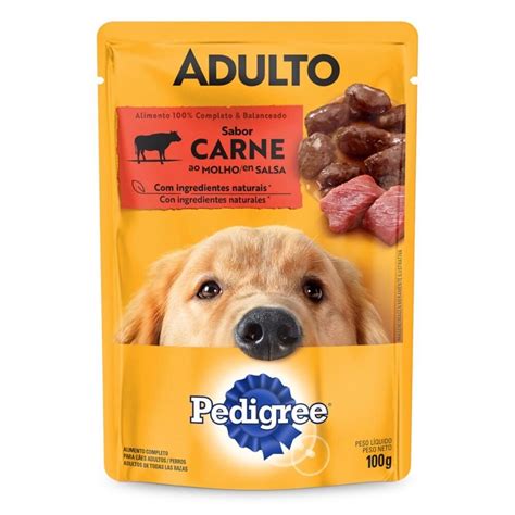 Ração Úmida PEDIGREE para Cão Carne Sache Adulto 100g