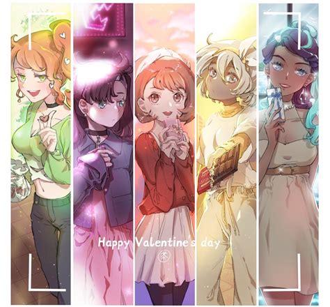 Marnie Gloria Bea Nessa And Sonia Pokemon And More Drawn By Nai