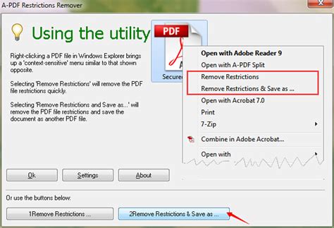 how to remove security from a pdf file by using a pdf restrictions remover [a ]