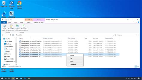 Cara Mengembalikan File Yang Terhapus Di Komputer Laptop Lengkap