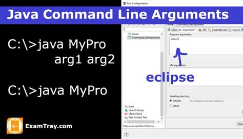 Java Command Line Arguments In Cmd And Eclipse Explained Tutorial Examtray