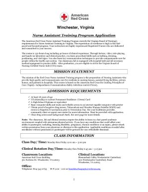 Fillable Online Redcross Winchester Virginia American Red Cross Fax