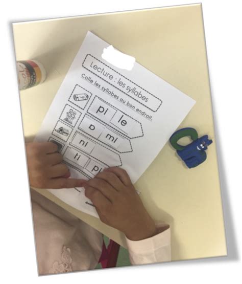 Cp Ateliers Et Exercice Associer Des Syllabes Bout De Gomme