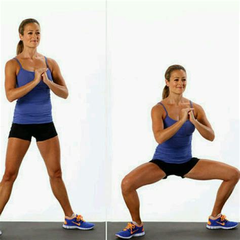 Plie Squat Exercise How To Workout Trainer By Skimble
