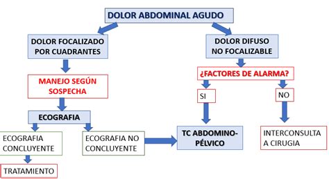 Algoritmo De Imagen Ante El Abdomen Agudo En Urgencias Serau