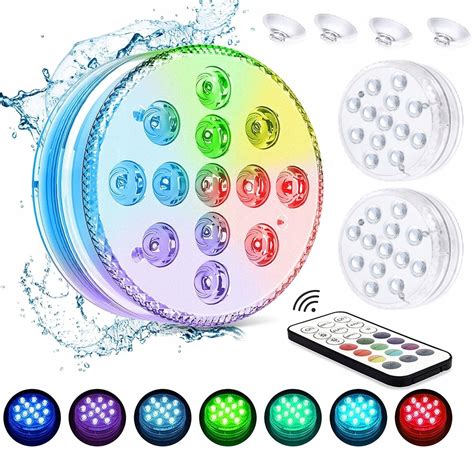 X Lampka Led Do Basen Lampa Basenowa Rgb Ulepsza