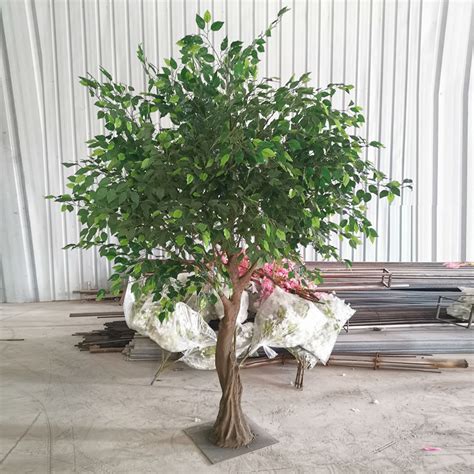 Wholesale Factory Made High Quality Lifelike Small Green Banyan Plant