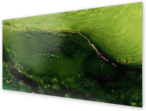 Homeprint Panel Kuchenny Zielony Kamień Szlachetny 100X50 Cm