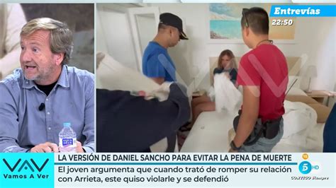 La nueva versión de Daniel Sancho para evitar la pena de muerte Edwin