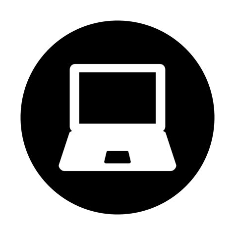 Laptop Computer Vector Icon Vector Art At Vecteezy