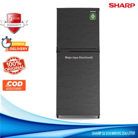 Jual Kulkas 2 Pintu SHARP SJ 316 MN HS Ice Twist 256 Liter Tanpa Bunga