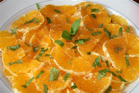 Salade D Oranges La Fleur D Oranger Menthe Et Canelle