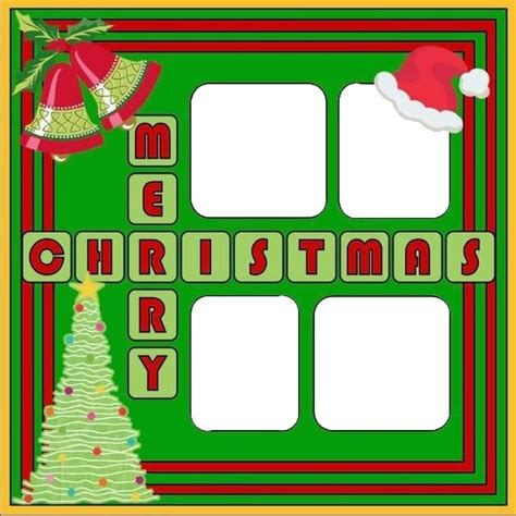 Merry Christmas Collage Fotos Montaje Fotografico Pixiz