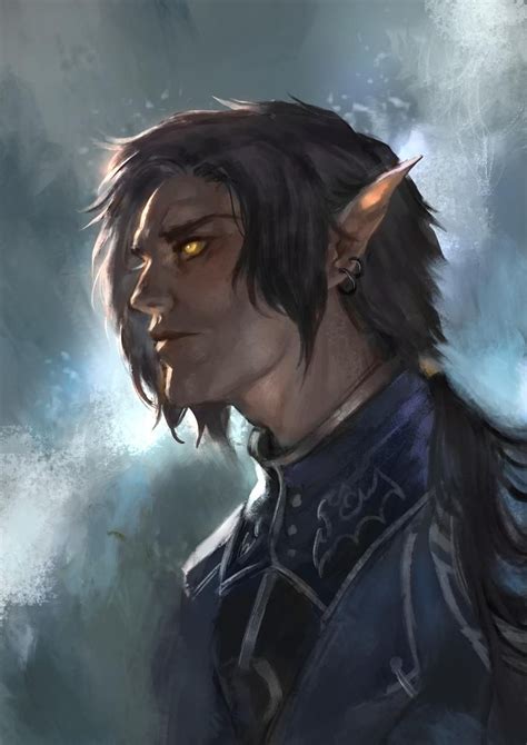Male Pc Portrait Character Art Elf Art Elves Fantasy