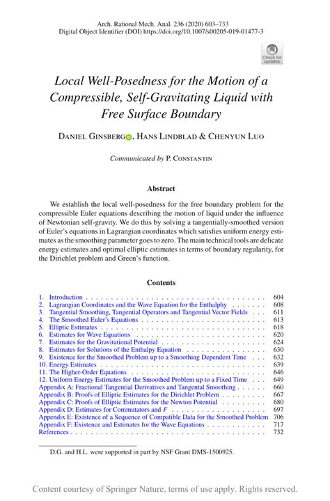 local well posedness for the motion of a compressible self gravitating liquid with free surface