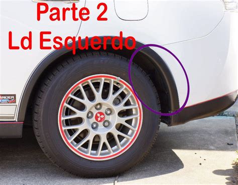 Moldura Friso Do Paralama Traseiro Esquerdo Outlander De